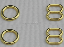 witte metalen oogjes, achtjes en haakjes - metaal - zelf lingerie maken